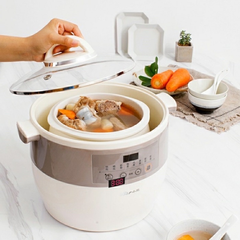 Jual Bear Electric Stew Cooker 4,5L White | Shopee Indonesia
