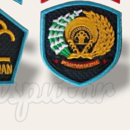 Jual ☉ BORDIR PDH LAPAS ( TIMBUL / BIASA ) POLSUSPAS PEMASYARAKATAN ...