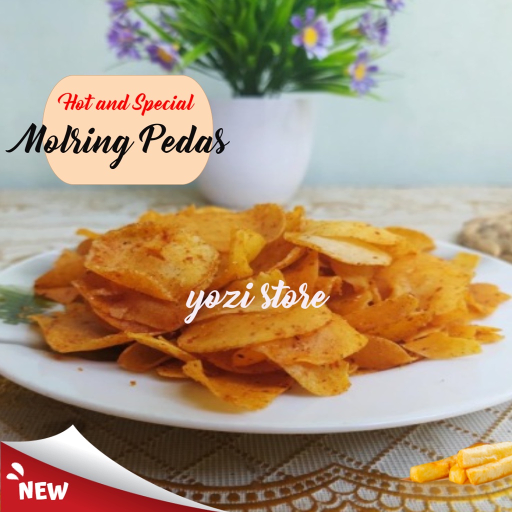 Jual Cimol Kering Cimoring Molring Pedas Original Enak Gurih Nagih Free ...