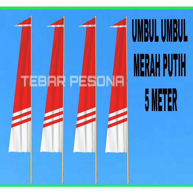 Jual Umbul UMBUL merah putih 5 METER | Shopee Indonesia