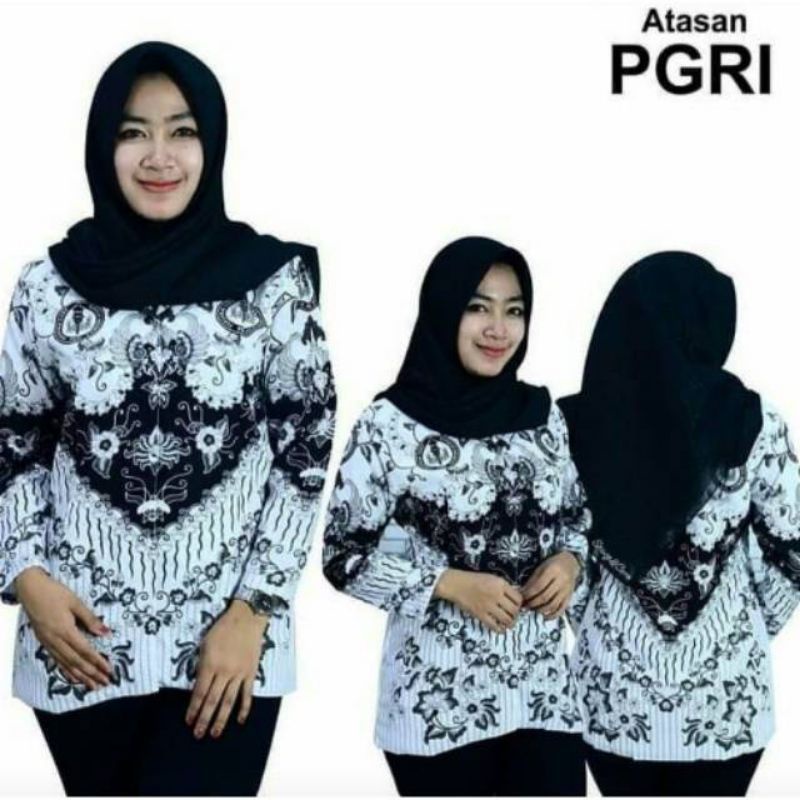 Jual SERAGAM GURUU PGRI WANITA PRIA FULL FURING And tanpa FURING ...