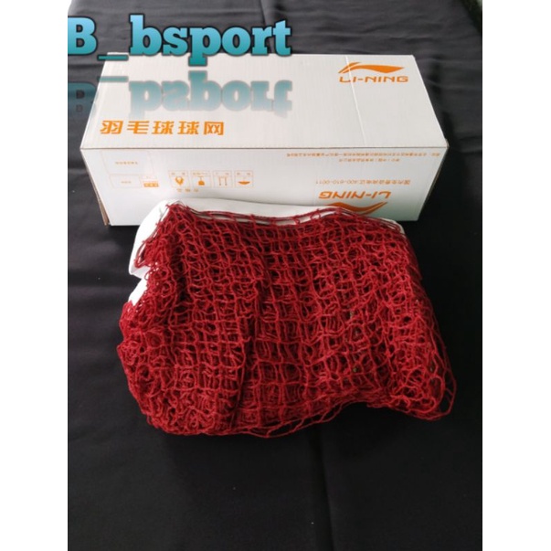 Jual NET BADMINTON / JARING BULUTANGKIS LINING PAKAI TALI SLING BAJA ...