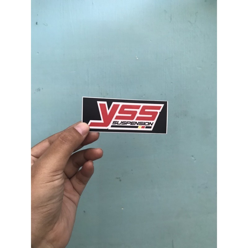 Jual Stiker YSS Hitam || Stiker kecil || Stiker motor || Stiker murah ...