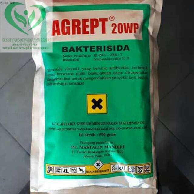 Jual bakterisida AGREPT 20WP 500gram untuk mencegah layu | Shopee Indonesia