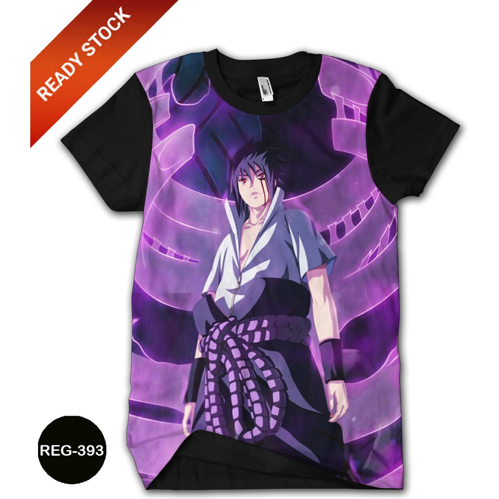 Jual Baju Sasuke Uchiha Itachi 3D Kaos Naruto Anime Kartun Series #REG ...