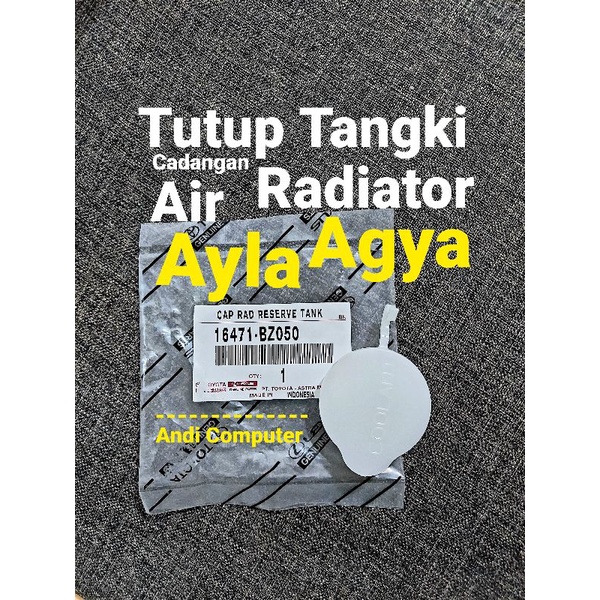 Jual Tutup Tangki Tanki Tabung Cadangan Air Radiator Agya Ayla Original ...