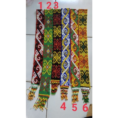 Jual Syal manik motif dayak kalimantan - Selendang manik | Shopee Indonesia