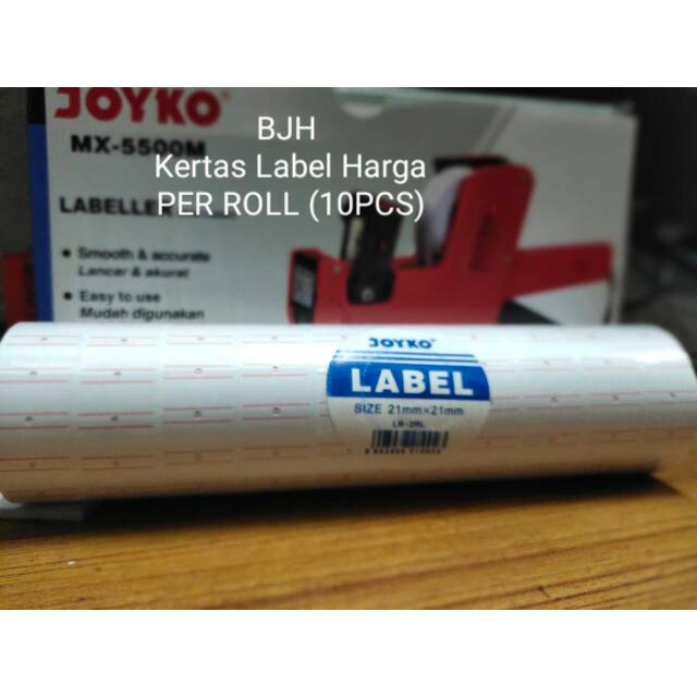 Jual KERTAS Label Harga PER ROLL (10PCS) | Shopee Indonesia