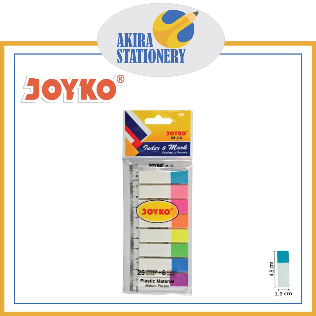 Jual Index & Mark JOYKO IM 38 [ 8 Warna ] Pembatas - Penanda IM-38 ...