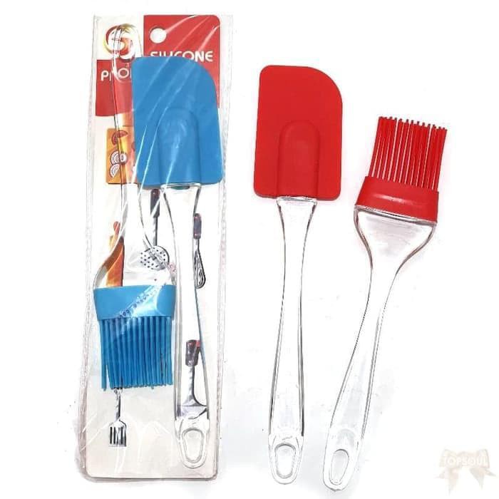 Jual IS - KUAS DAN SPATULA BESAR SET BENING SERBAGUNA - KUAS SPATULA ...