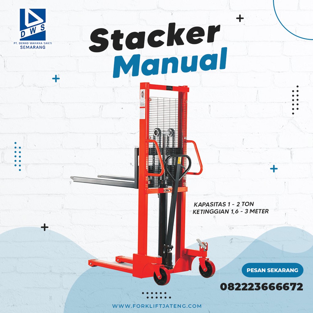 Jual Stacker Manual 2 Ton Murah / Stacker 2 Ton Dalton / Hand Stacker ...