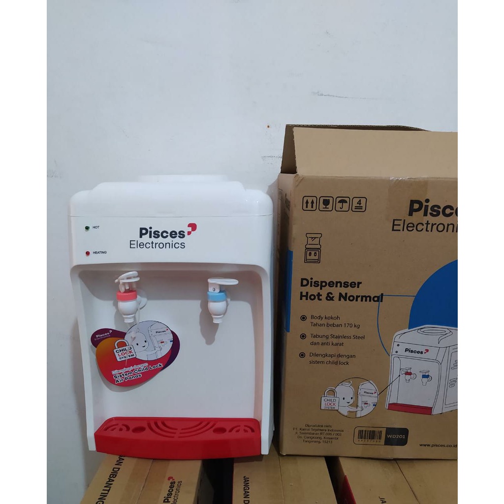 Jual Dispenser Panas Normal WD 201 Pisces KHUSUS BATAM | Shopee Indonesia