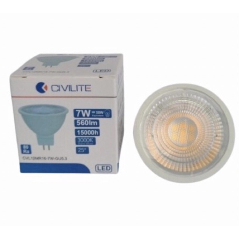 Jual Civilite Lampu LED Spot MR16 COB 7Watt/Lampu MR16 220V | Shopee Indonesia