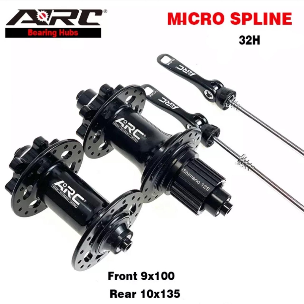Jual Hub Freehub ARC 32H Micro Spline 12 Speed Disc Brake Bearing Hub 6 ...