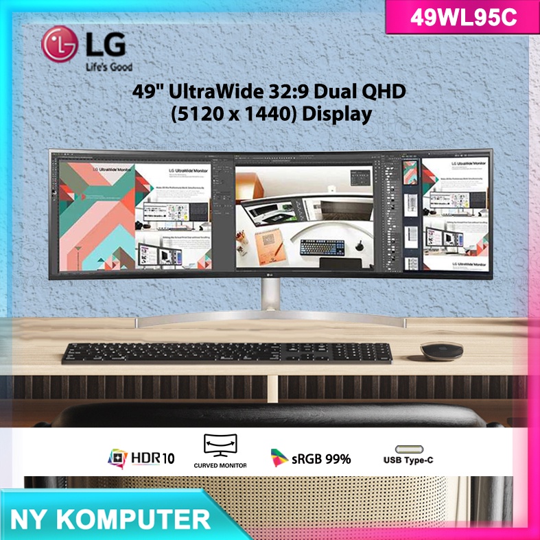 Jual Monitor LED LG 49WL95C-W 49 Inch 32:911 | Shopee Indonesia