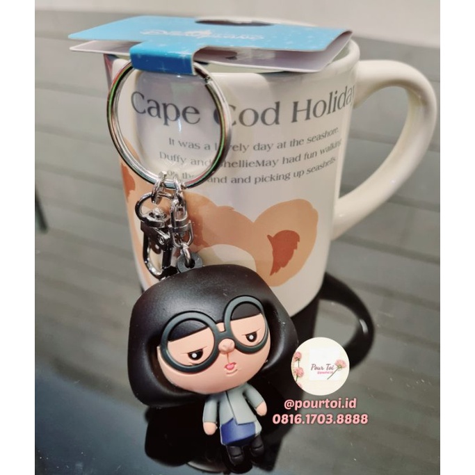 Jual HONGKONG DISNEYLAND - Edna Mode The Incredibles Keychain | Shopee ...