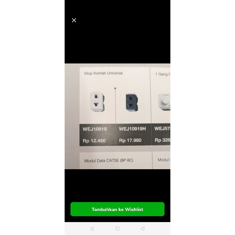 Jual stop kontak universal wej10919 panasonic | Shopee Indonesia