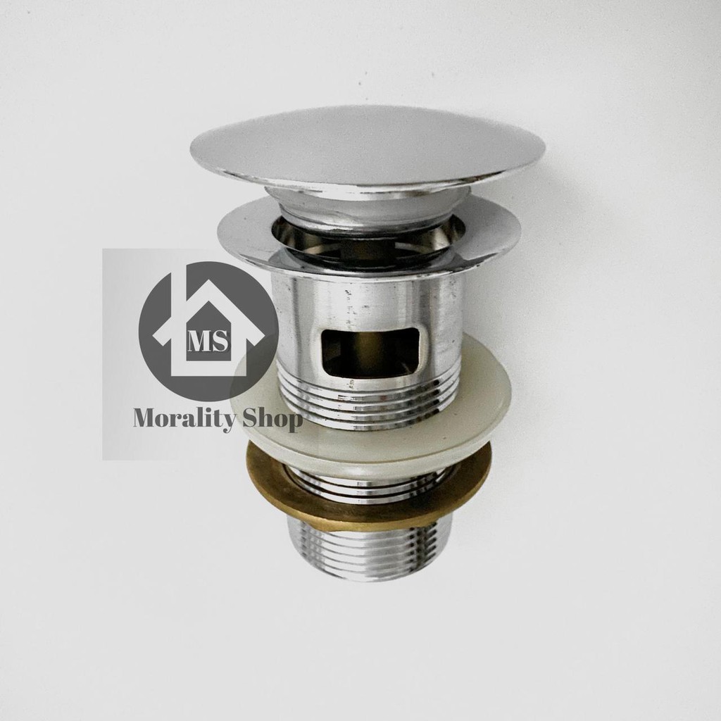 Jual Kepala Afur Tekan sink Kuningan E10005 - Head Avur Strainer Sink ...