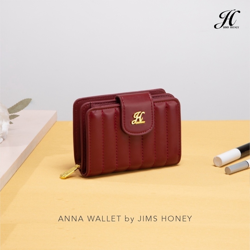 Jual Anna Wallet by Jims Honey Ori Dompet Lipat Wanita Keren Murah Simple Muat Banyak Kartu ...