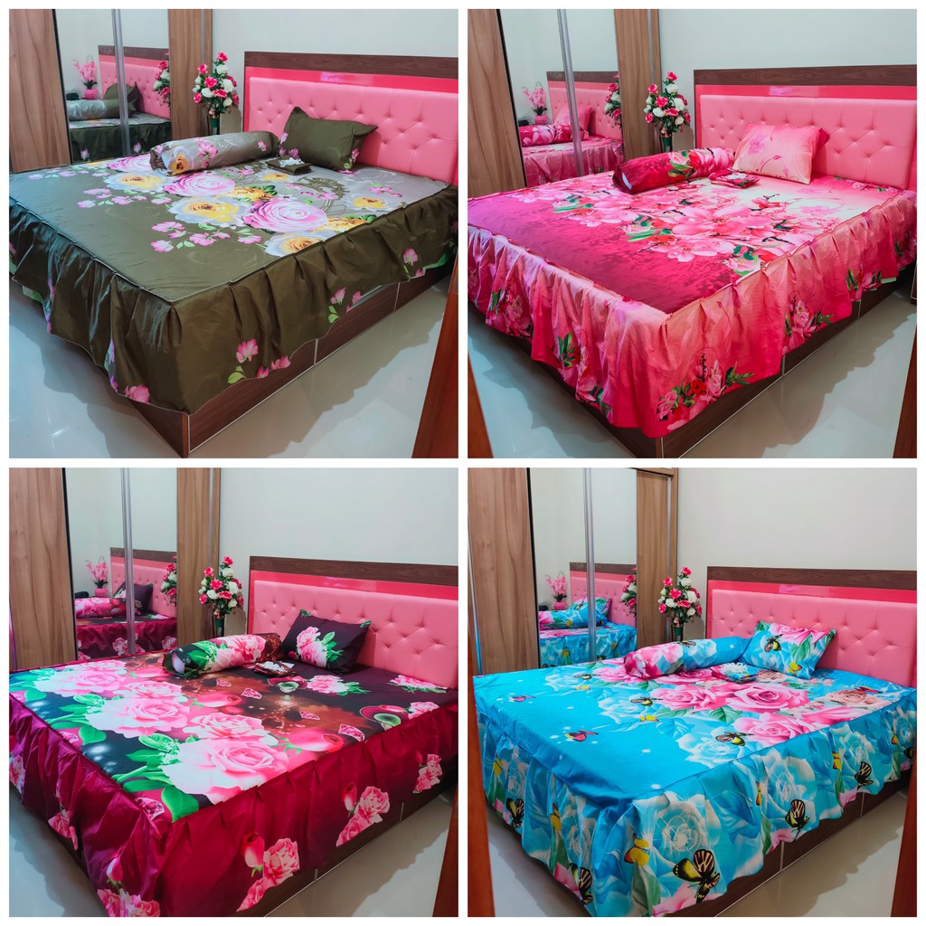 Jual SPREI RUMBAI UK 180 X 200 & sprei rumbai UK 160 x 200 free 2 ...