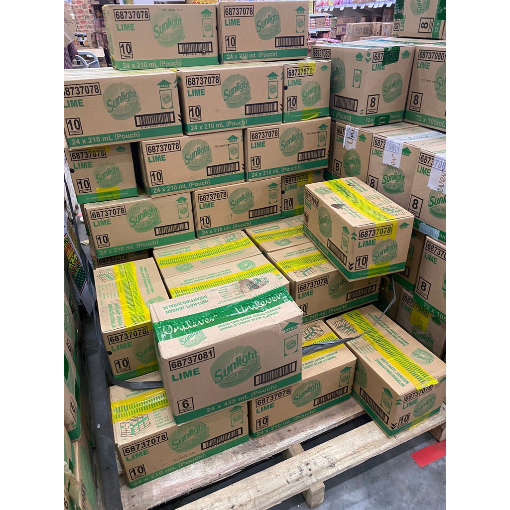 Jual Karton Sunlight Sabun Cuci Piring Jeruk Nipis Pouch 210/220 ml ...