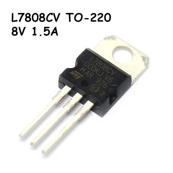 Jual L7808 L7808CV LM7808 LM 7808 TO-220 Positive Voltage Regulator 8V ...