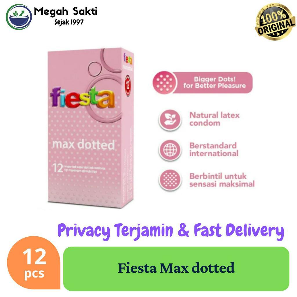 Jual MGS - Kondom Fiesta Max Dotted - Isi 12 | Shopee Indonesia