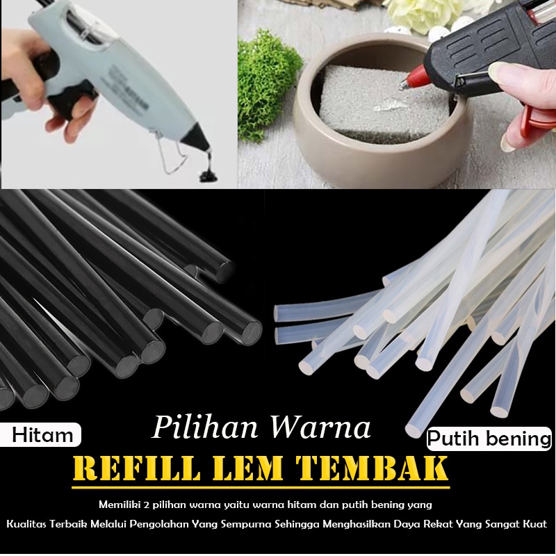 Jual EELIC LET-S26CM 12 PCS Refill Lem Tembak Bening Lem Lilin Gun ...