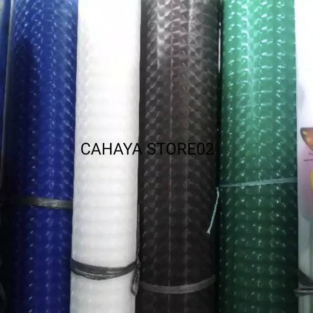 Jual Fiber pagar plastik penutup pagar motif 3D harga per 1 meter ...