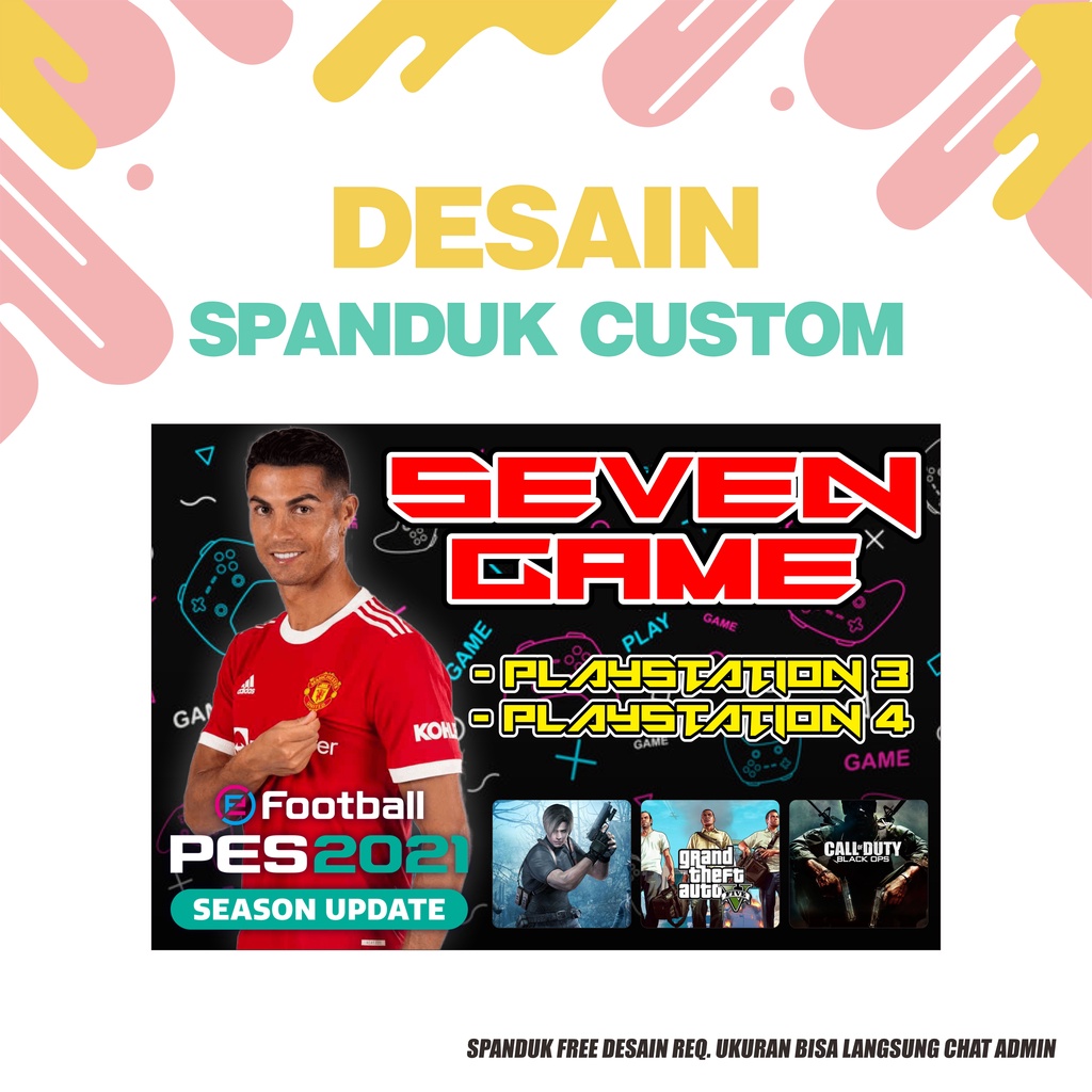Jual SPANDUK/BANNER RENTAL PS CUSTOM | Shopee Indonesia