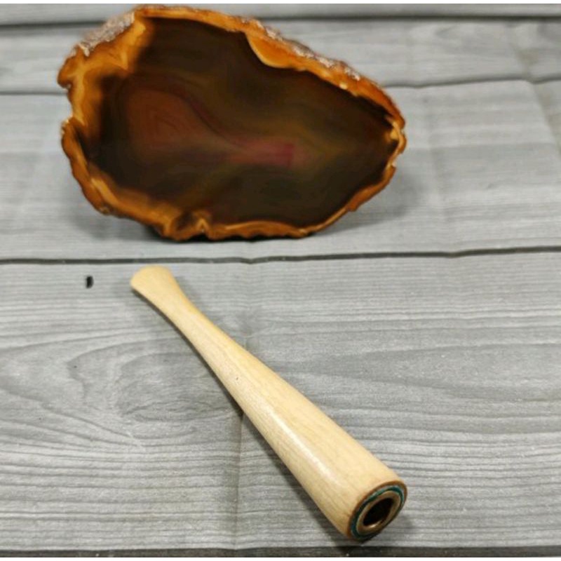 Jual Pipa cangklong kayu once kemuning gading panjang 12mm rasa gurih ...