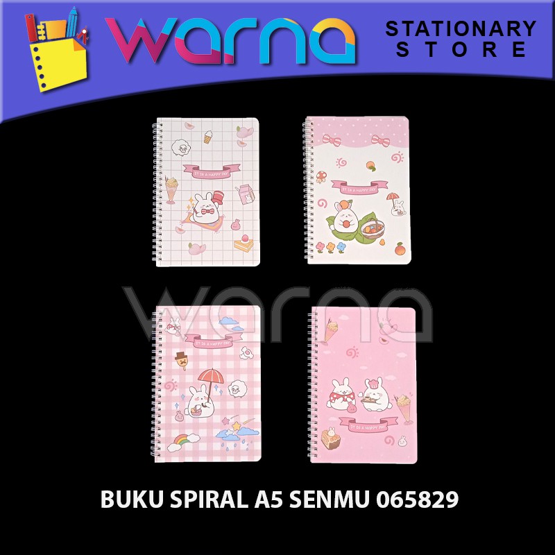 Jual BUKU SPIRAL A5 SENMU 065829 | Shopee Indonesia