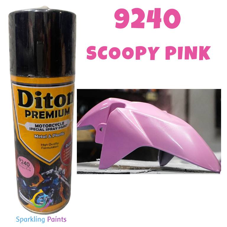 Jual Pilox Diton Premium Scoopy Pink 9240 400ml Warna Ping Merah Muda ...