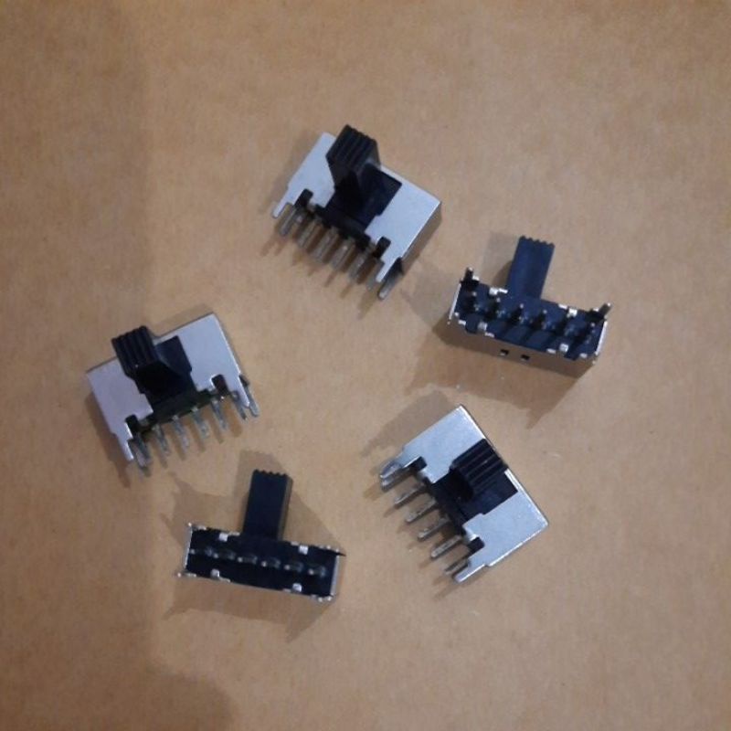 Jual CUCI GUDANG SWITCH GESER / SLIDE SWITCH 6 PIN 2 POSISI TOMBOL ...