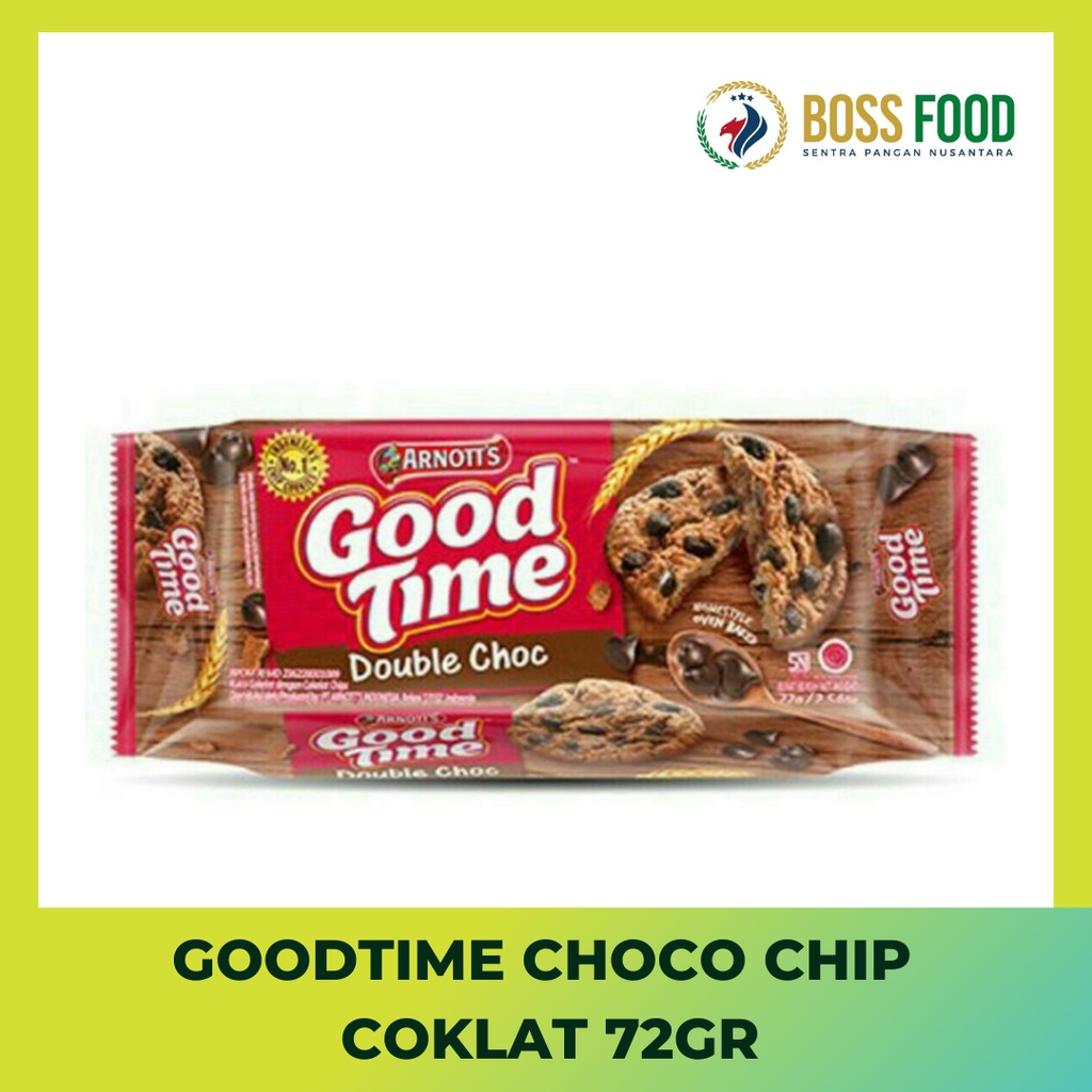 Jual GOODTIME CHOCHIP COKLAT 72GR | Shopee Indonesia