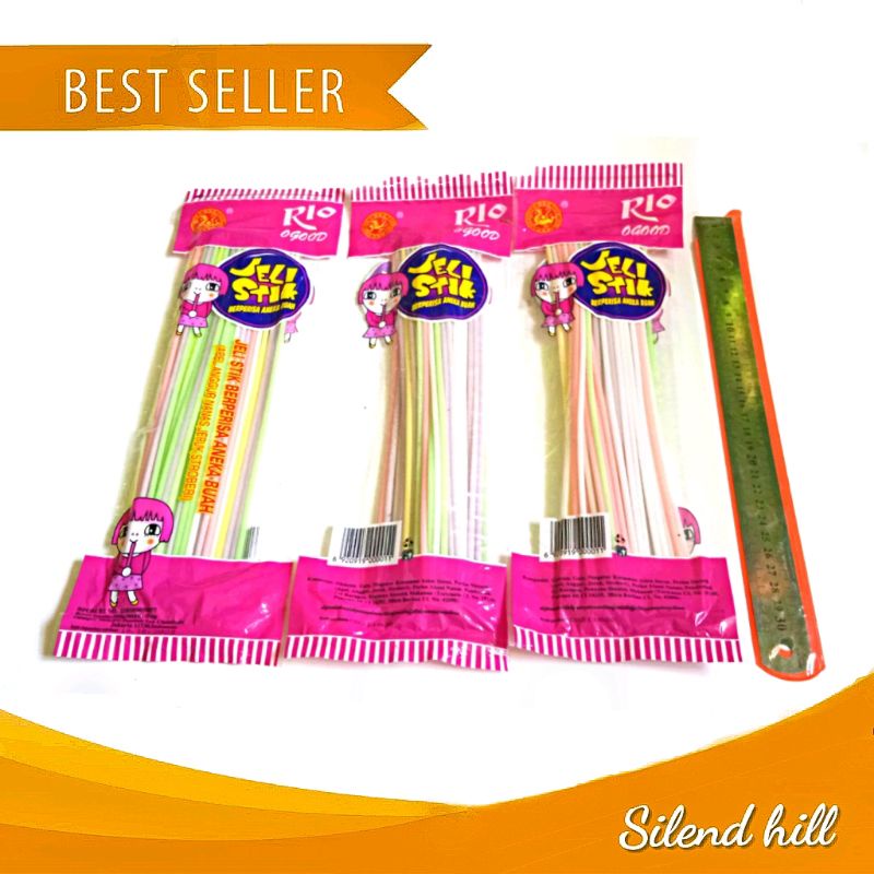 Jual Jelly Stick/Permen Jelly Stick Panjang/Permen Rasa Buah | Shopee ...