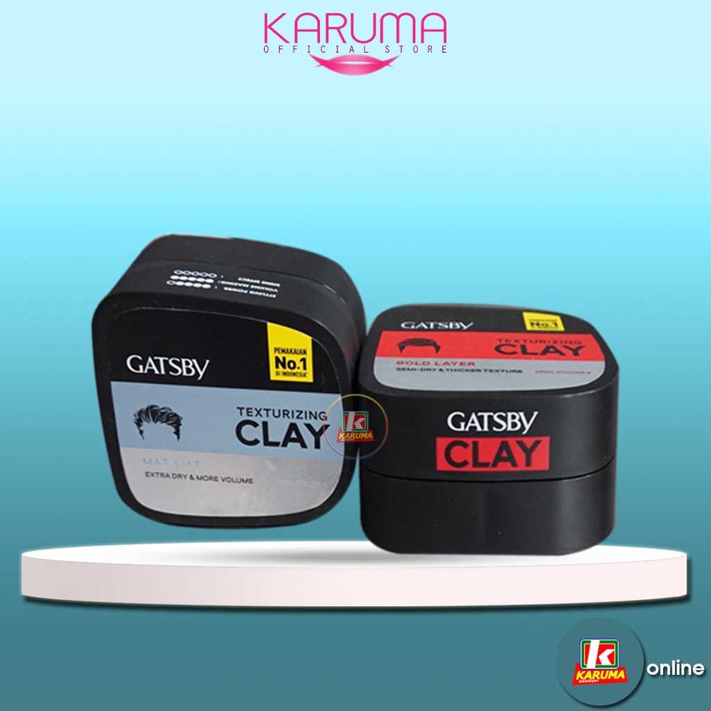 Jual Gatsby Texturizing Clay 73gr, Gatsby Clay Met Lift & Bold Layer ...