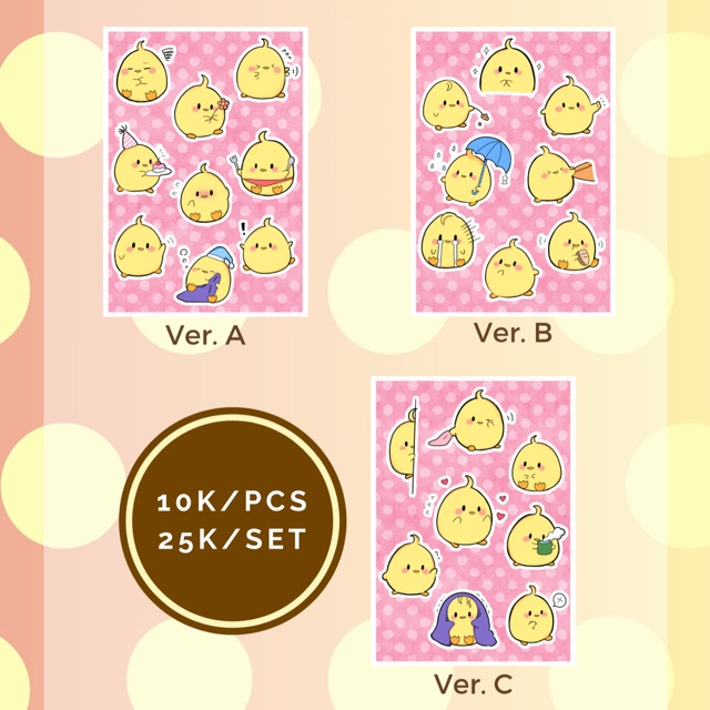 Jual Chick Sticker Set | Shopee Indonesia