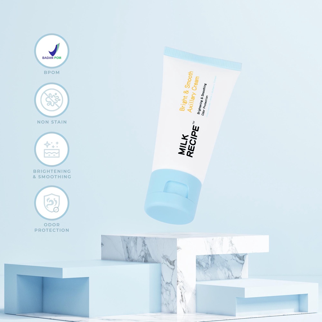 Jual Milk Recipe Bright & Smooth Axillary Cream Brightening Cream ...