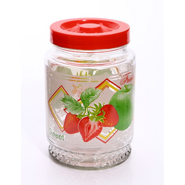 Jual 1000ml / 1 liter Botol Jar Toples - Bulat ( kaca ) : TP-1000 ...
