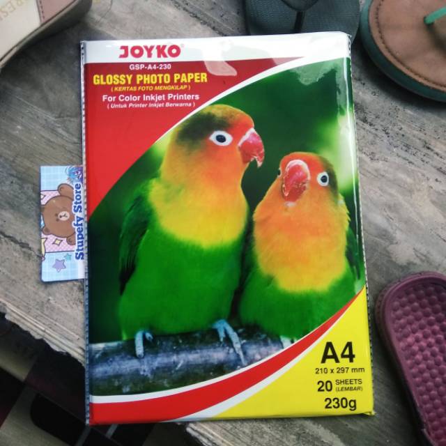 Jual Kertas Foto / Glossy Photo Paper Joyko A4-230 g | Shopee Indonesia