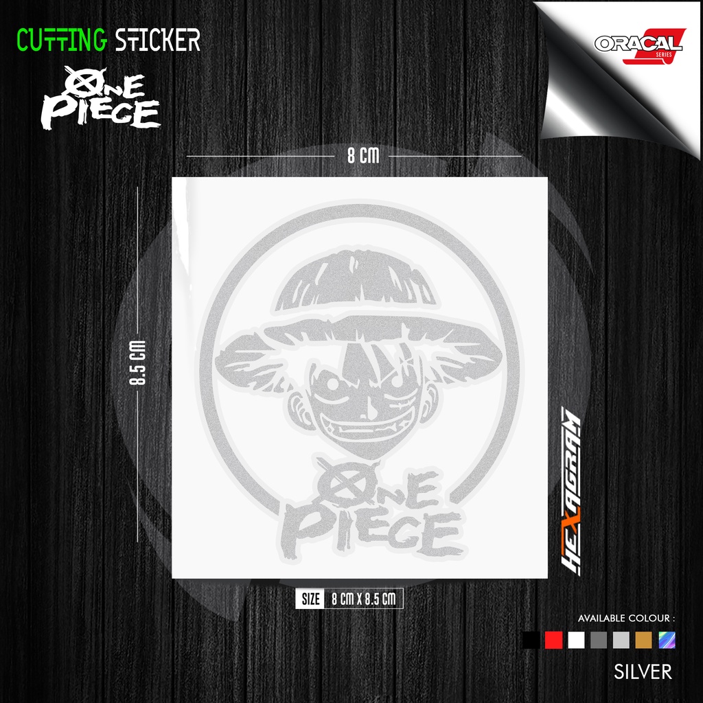 Jual Cutting Sticker ONE PIECE LUFFY | Stiker Cutting ONE PIECE LUFFY ...