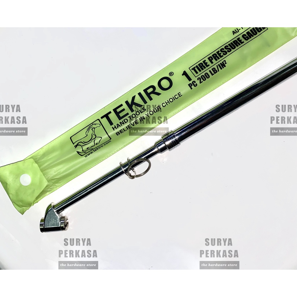 Jual ALAT UKUR / PENGUKUR TEKANAN ANGIN BAN 200 PSI TEKIRO AU-TG-0983 ...