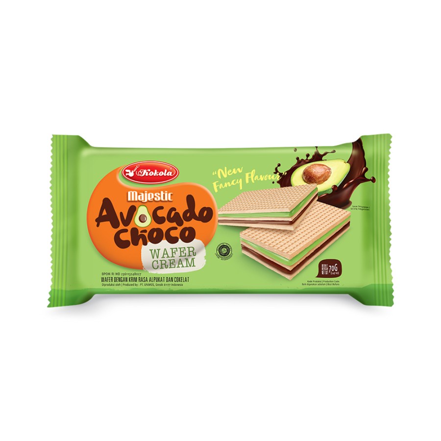 Jual Kokola Wafer Majestic Avocado Choco 70Gr | Shopee Indonesia