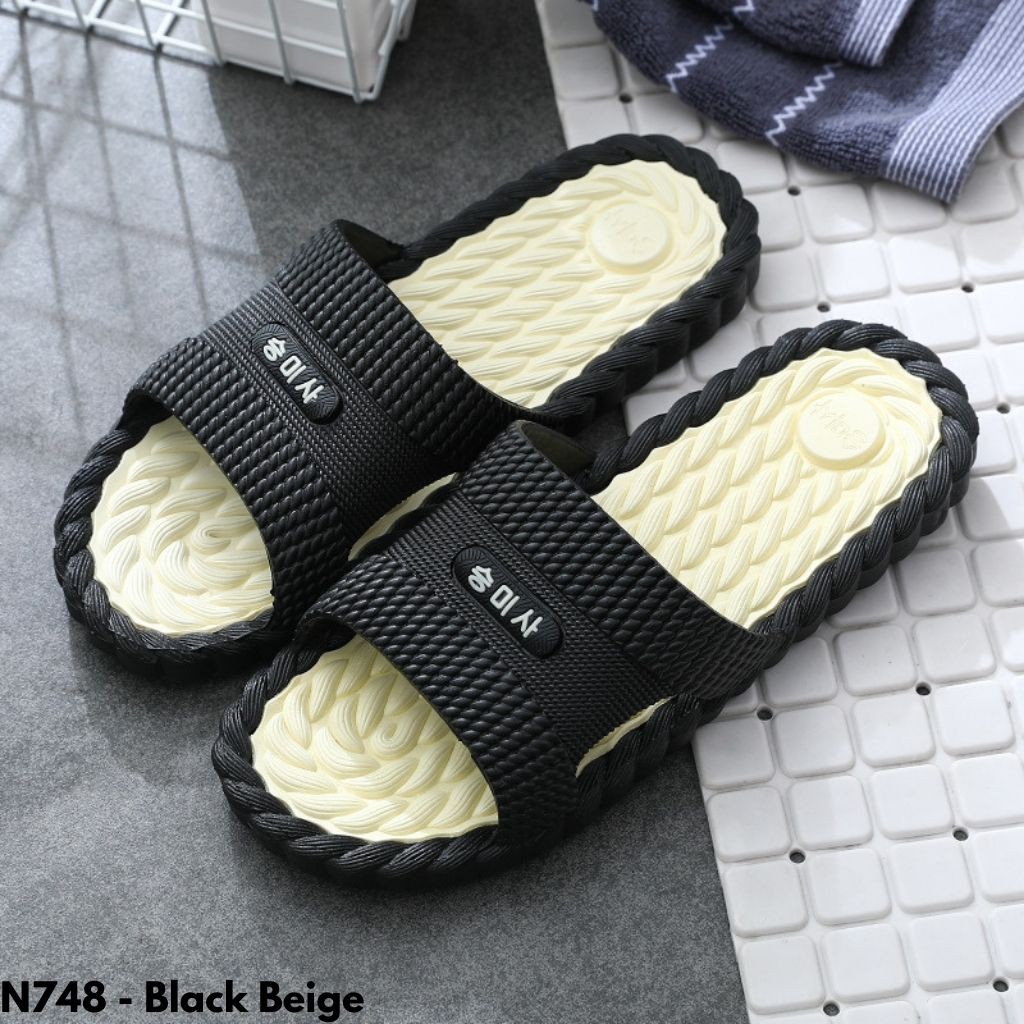 Jual SANDAL RUMAH WANITA PRIA UNISEX NYAMAN TOILET DAPUR INDOOR RUMAHAN ...