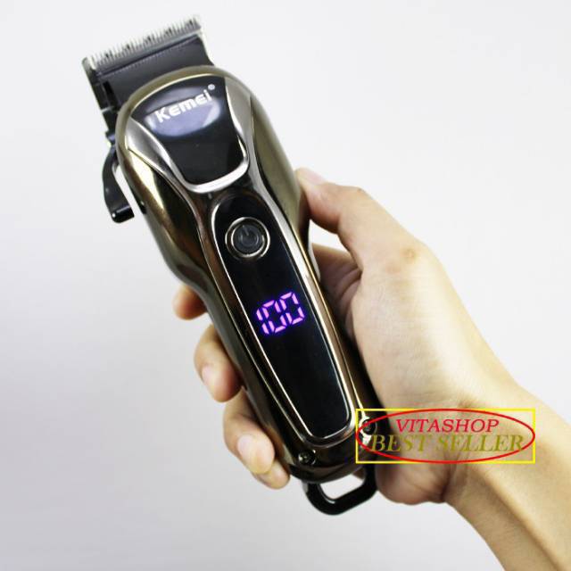 Jual alat cukur rambut cas kemei km-1990 mesin potong rambut turbo clipper charger | Shopee ...