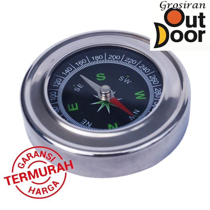 Jual Kompas bulat Kecil Dia 60mm/6cm (Compass, Penunjuk Arah Mata Angin ...