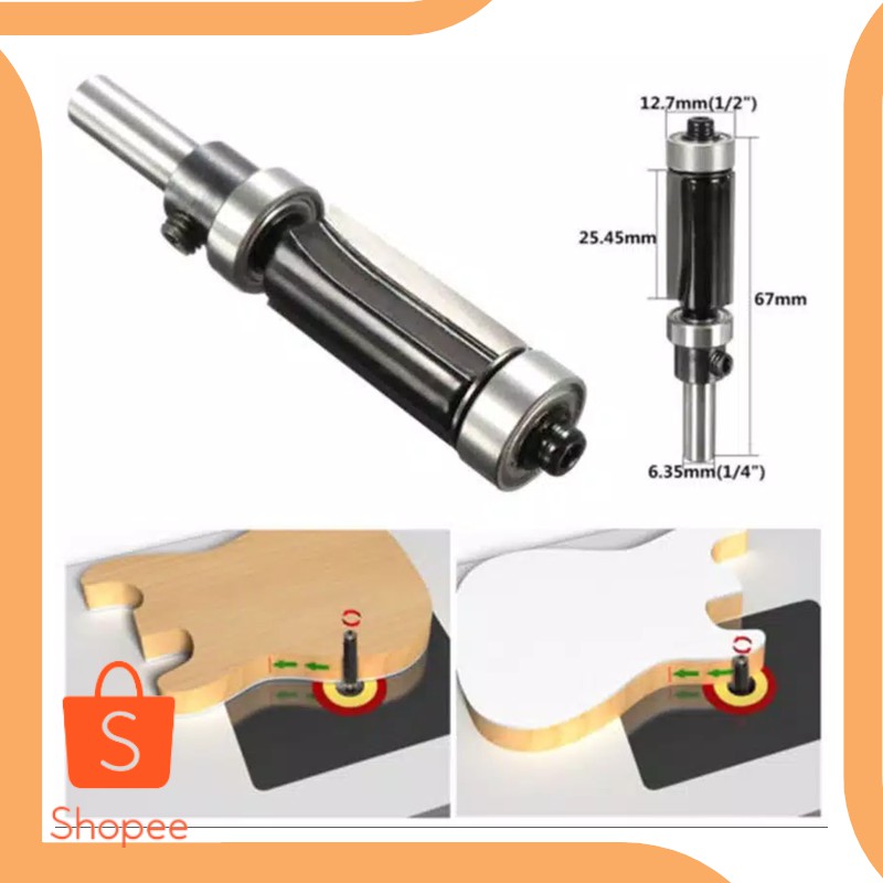 Jual Dijual suku cadang Mata Router Trimmer Profil Flush Trim HPL PVC ...