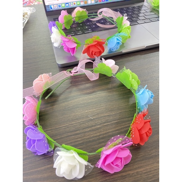 Jual Bando Flower Crown Polos 1pcs Bandana Bunga Bando Bunga | Shopee ...