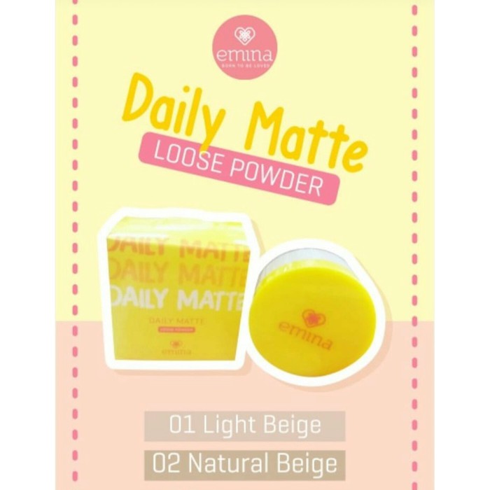 Jual EMINA DAILY MATTE LOOSE POWDER 20gr | Shopee Indonesia